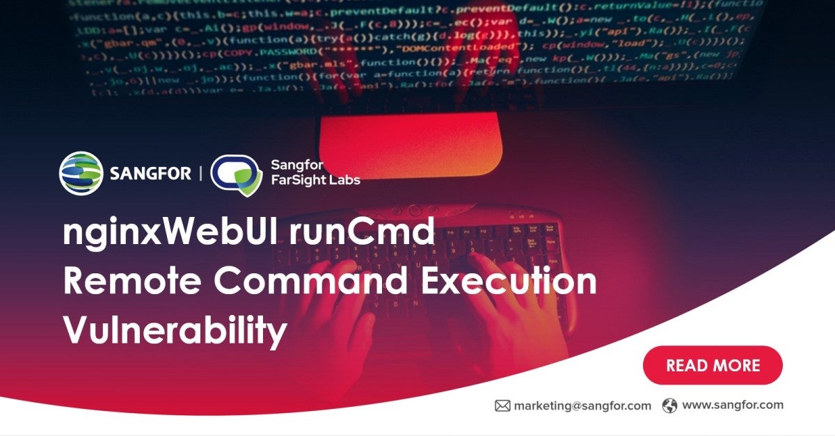 Nginxwebui Runcmd Remote Command Execution Vulnerability Farsight Labs
